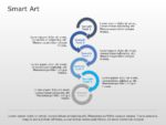 SmartArt Process Circle Arrows 6 Steps PowerPoint Template | SlideUpLift