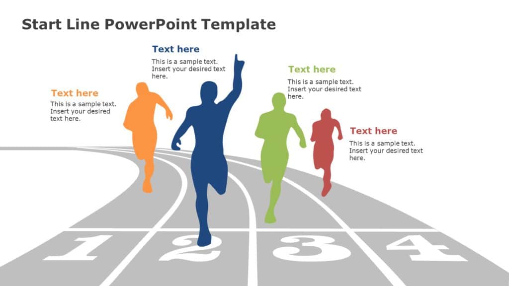 Editable Start Line PowerPoint Templates & Slides | SlideUpLift