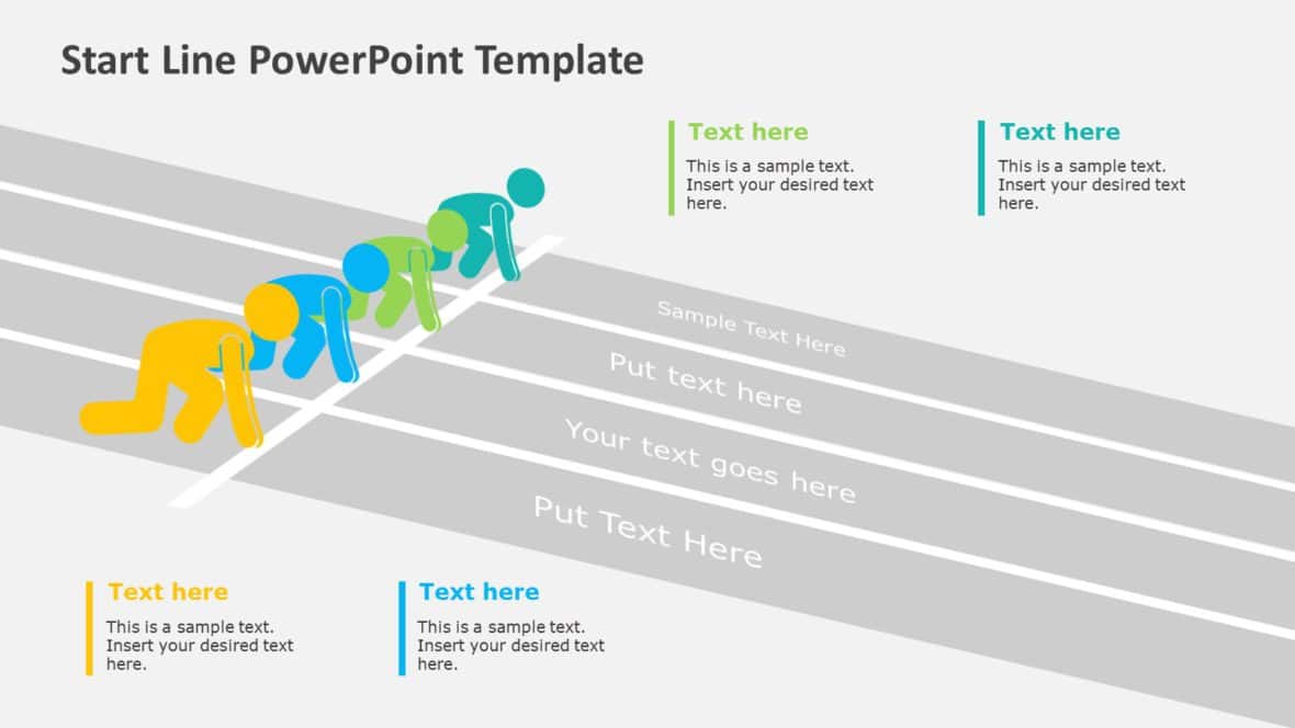 Editable Start Line PowerPoint Templates & Slides | SlideUpLift