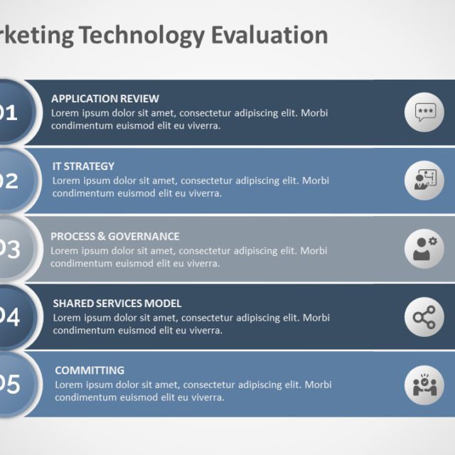 People Process Technology Strategy PowerPoint Template