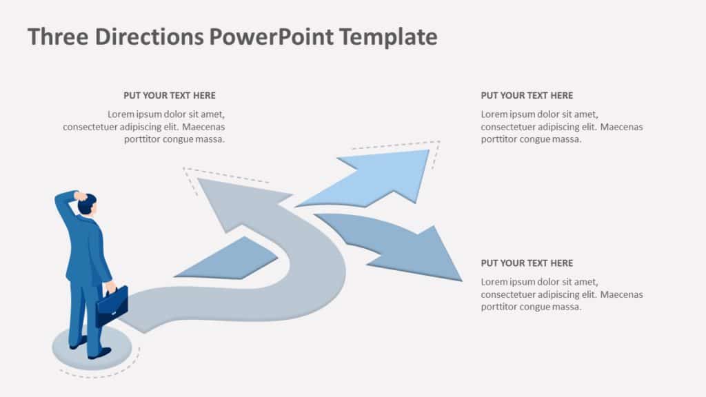 Editable Direction Templates For PowerPoint | SlideUpLift