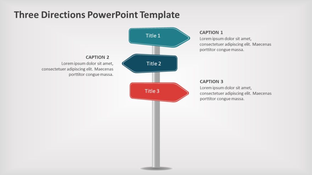 Editable Direction Templates For PowerPoint | SlideUpLift