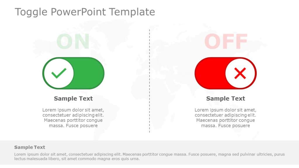 Editable On And Off Templates For PowerPoint | SlideUpLift