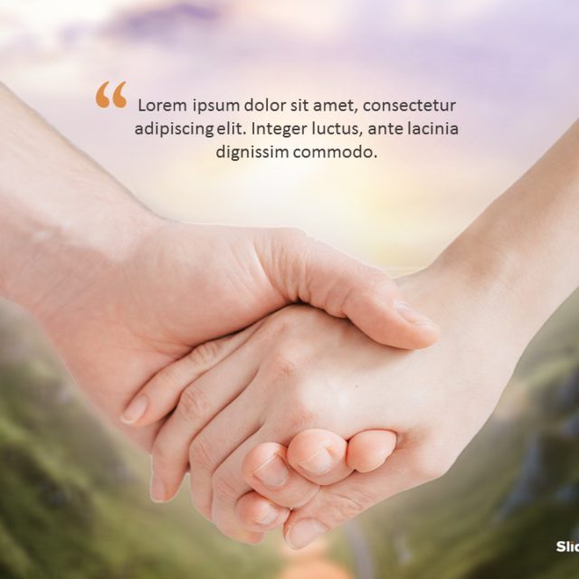 Trust Image Quote 01 PowerPoint Template