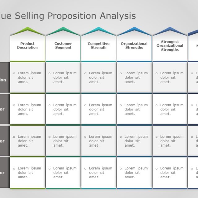 Unique Selling Proposition 03 PowerPoint Template