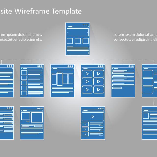 Website Wireframe 01 PowerPoint Template