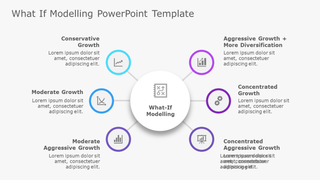 Editable Hub and Spokes Templates for PowerPoint | SlideUpLift
