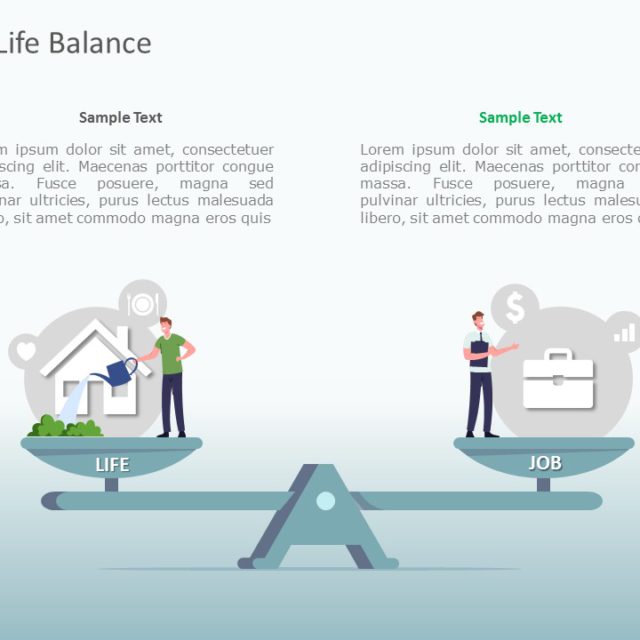 Work Life Balance 05 PowerPoint Template