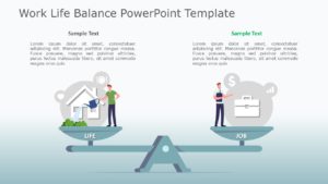 Editable Work Life Balance Templates For PowerPoint | SlideUpLift