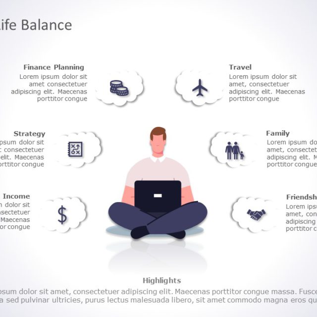 Work Life Balance 01 PowerPoint Template | SlideUpLift