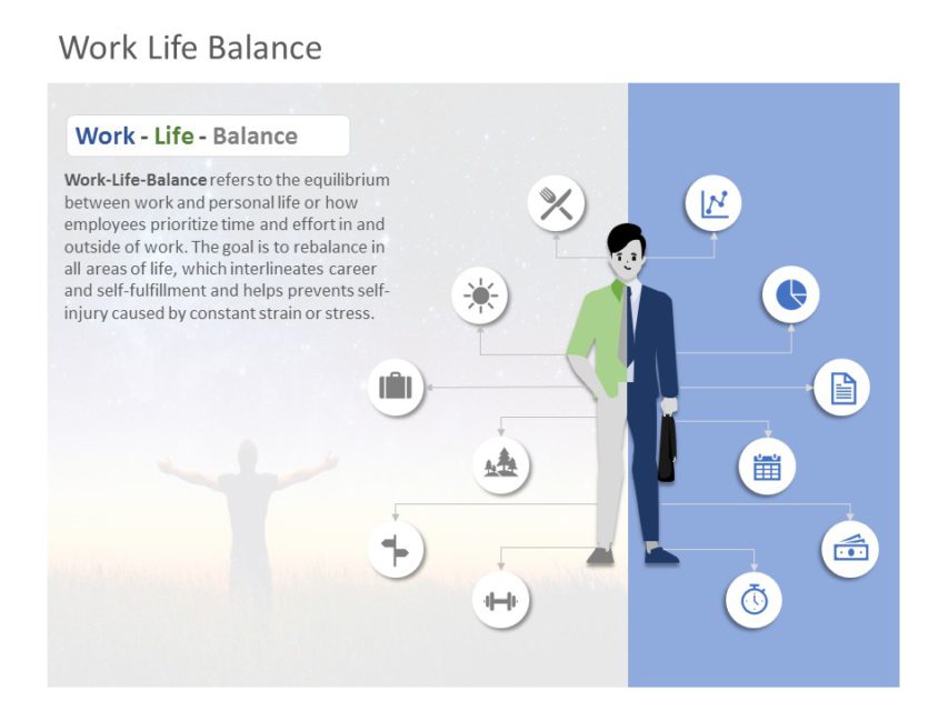 Work Life Balance 06 PowerPoint Template | SlideUpLift