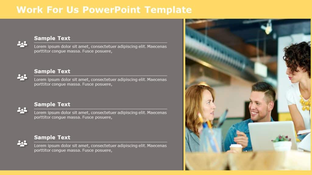 Editable Work For Us PowerPoint Templates | SlideUpLift