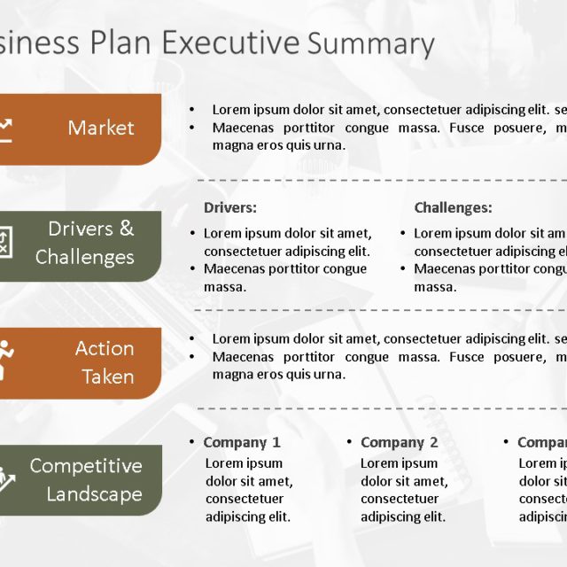 Animated Business Proposal Executive Summary PowerPoint Template ...