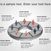 Animated Company Organization Structure PowerPoint Template