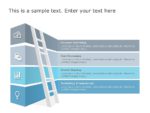4 Step Ladder Diagram PowerPoint Template | SlideUpLift