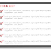 Animated Task Check List 01 PowerPoint Template