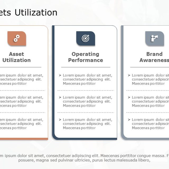 Asset Utilization 04 PowerPoint Template