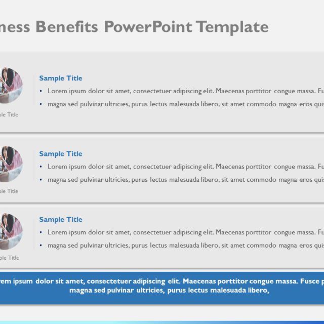 Business Benefits 3 PowerPoint Template