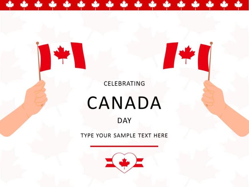 Editable Canada Day Templates For PowerPoint | SlideUpLift