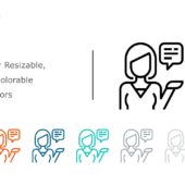 Client Icons 02 PowerPoint Template