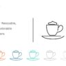Coffee Icon 02 PowerPoint Template