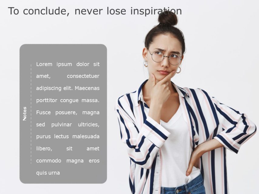 Conclusion Slide With Question Prompt | Conclusion Slides Templates ...