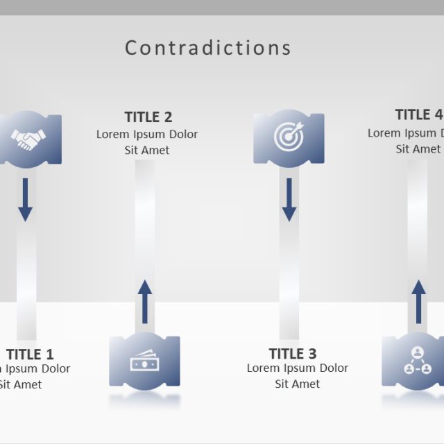 Contradiction Problem Solving PowerPoint Template