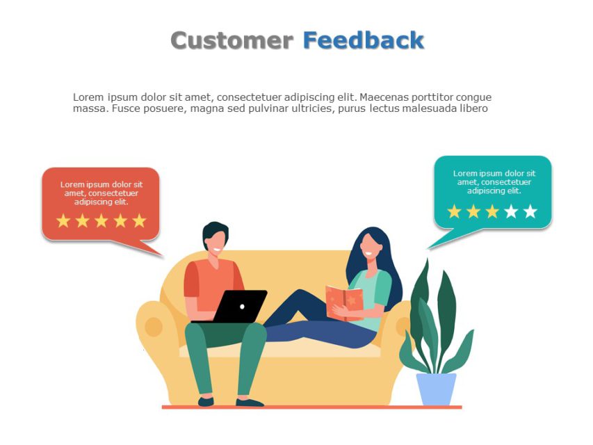 Editable Customer Share Of Voice Templates For PowerPoint