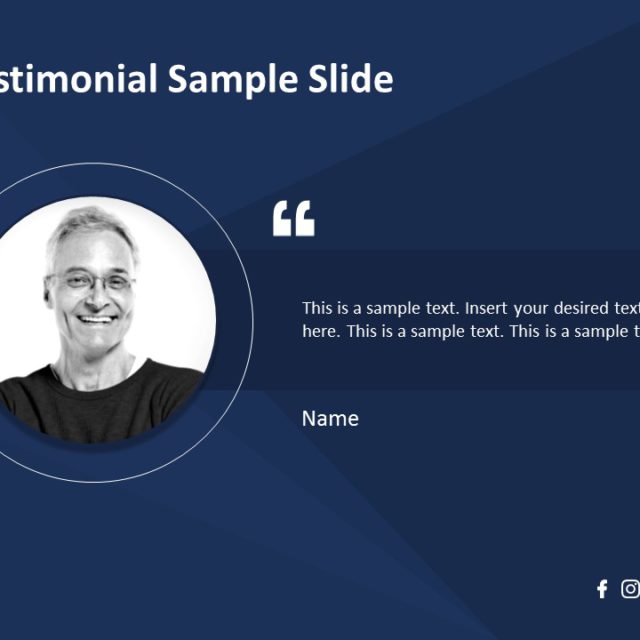 customer testimonial 10 PowerPoint Template
