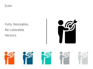 Dart Icon 05 PowerPoint Template | SlideUpLift