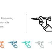 Dart Icon 01 PowerPoint Template