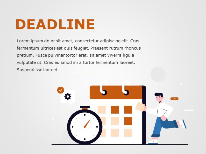 Editable Deadline Templates For PowerPoint | SlideUpLift