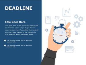 Editable Deadline Templates For PowerPoint | SlideUpLift