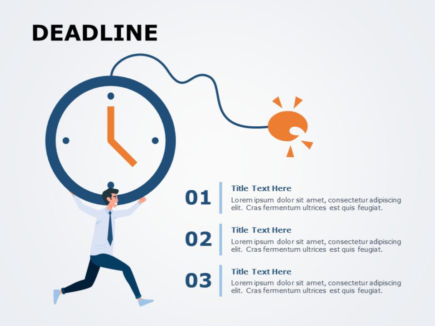 Editable Deadline Templates For PowerPoint | SlideUpLift