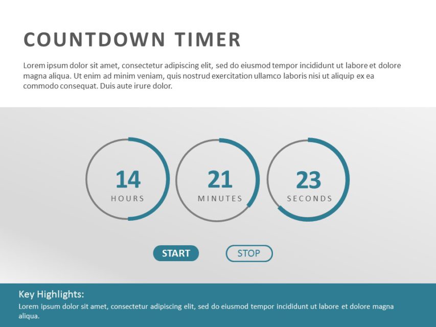 Digital Counter 01 | Counter Templates | SlideUpLift