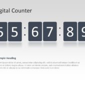 Digital Counter 01 PowerPoint Template