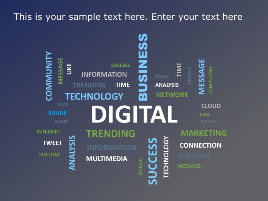 103+ Word Cloud PowerPoint Collection For Your Presentations