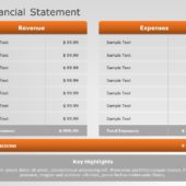 Financial Statement 06 PowerPoint Template