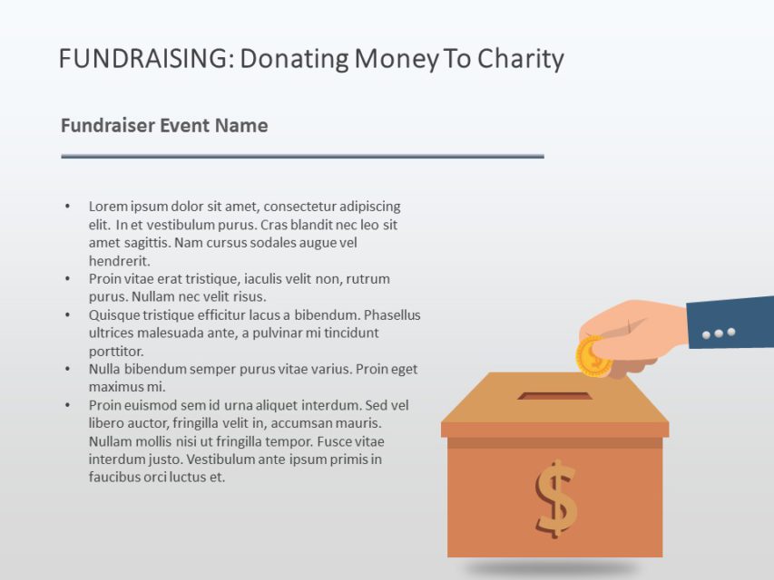 Fundraising 01 PowerPoint Template | SlideUpLift