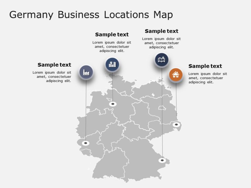 1122+ Free Editable Germany Maps Templates for PowerPoint | SlideUpLift