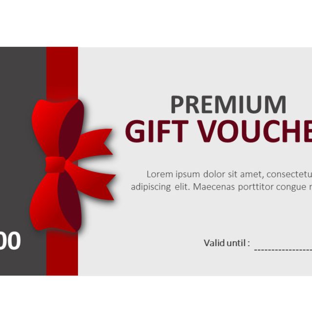 Gift Voucher 04 PowerPoint Template | SlideUpLift