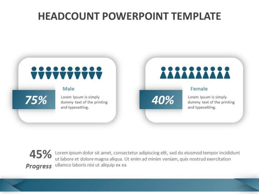Headcount 05 PowerPoint Template | SlideUpLift
