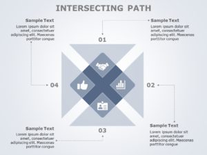 Intersecting Path 06 | Intersecting Path Templates | SlideUpLift