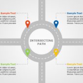Intersecting Path 05 PowerPoint Template