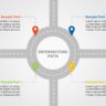 Intersecting Path 05 PowerPoint Template