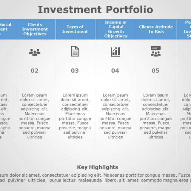Investment Portfolio 01 PowerPoint Template