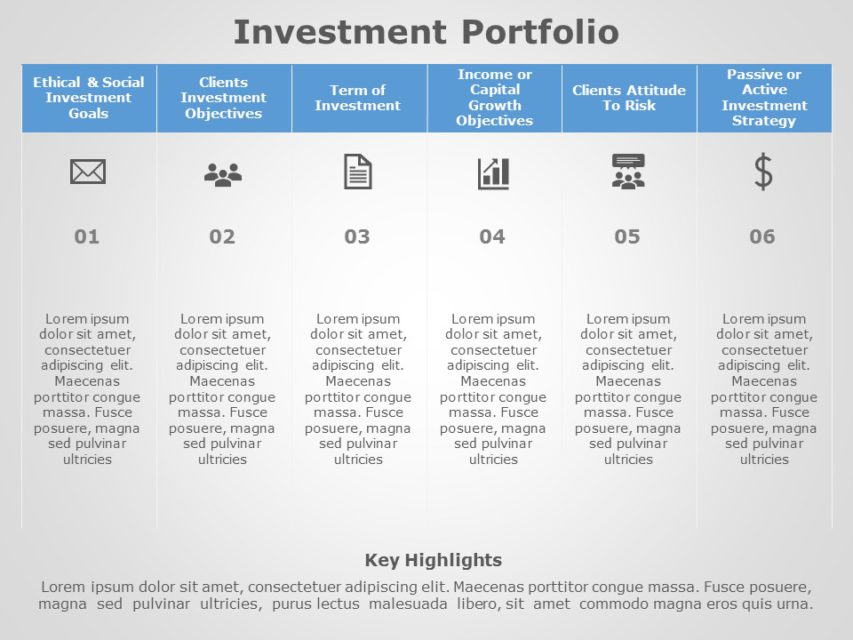 Investment Portfolio 07 | Investment Portfolio Templates | SlideUpLift
