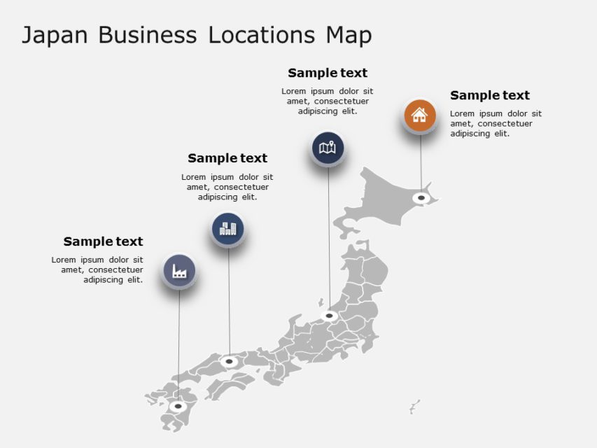 1212+ Free Editable Japan Maps Templates for PowerPoint | SlideUpLift