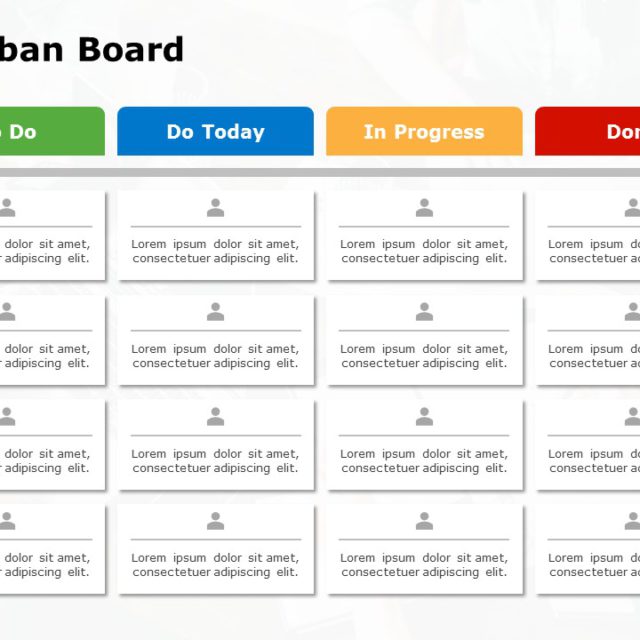 Kanban Board 01 PowerPoint Template