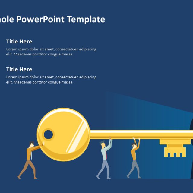 Keyhole Infographic 02 PowerPoint Template